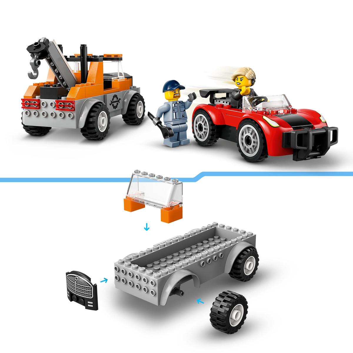 LEGO City 60435 Bergingsbil og sportsbilreparasjon | LEGO - Lekia.no