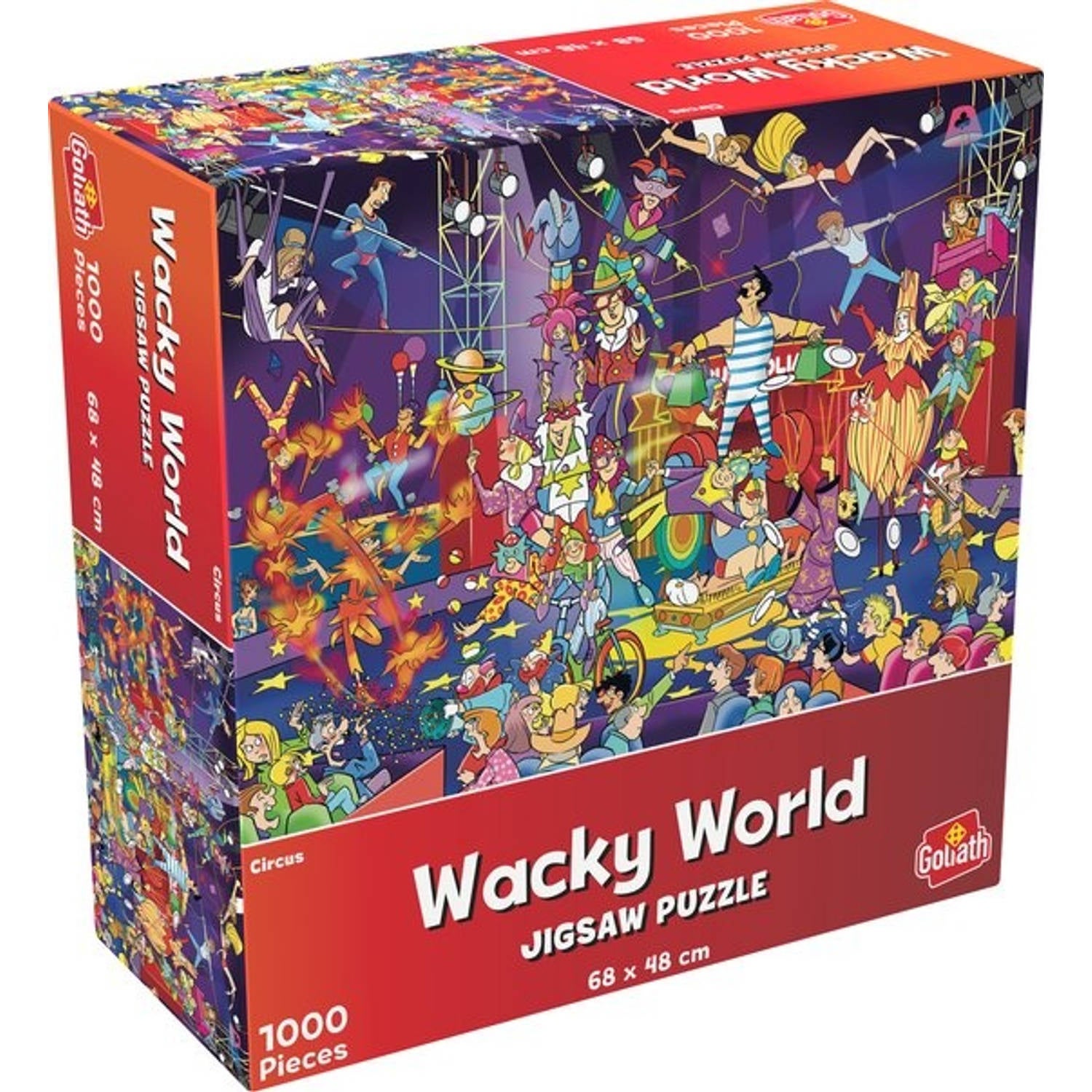 Wacky World Circus 1000 Biter | Goliath - Lekia.no
