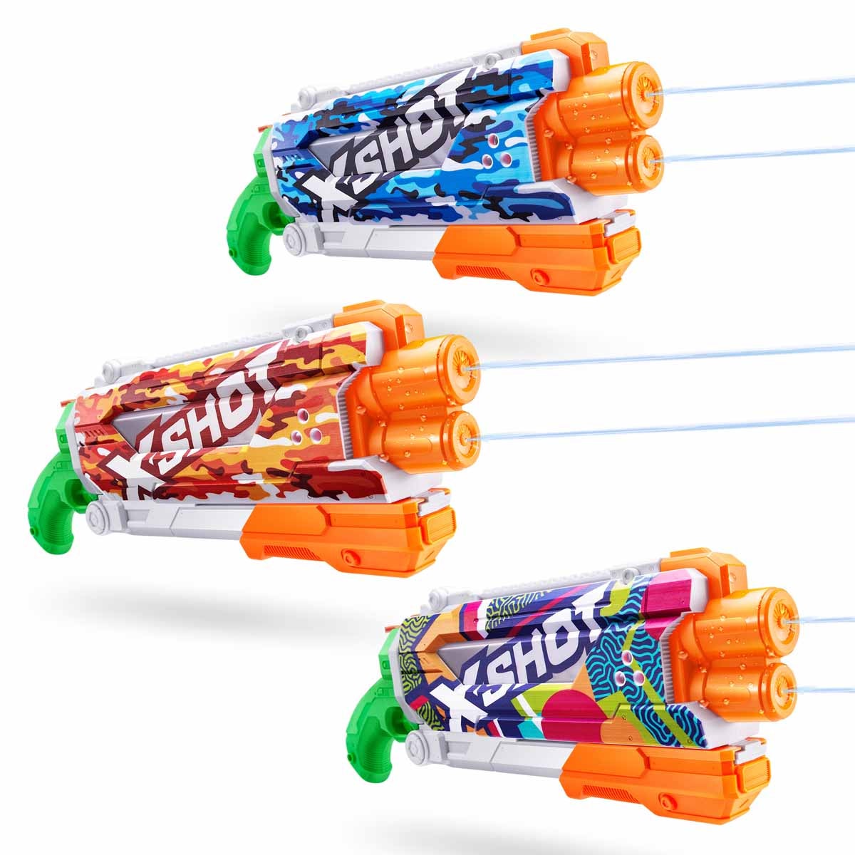 X-SHOT Water, Skins Shotgun Fast-fill | X-Shot - Lekia.no