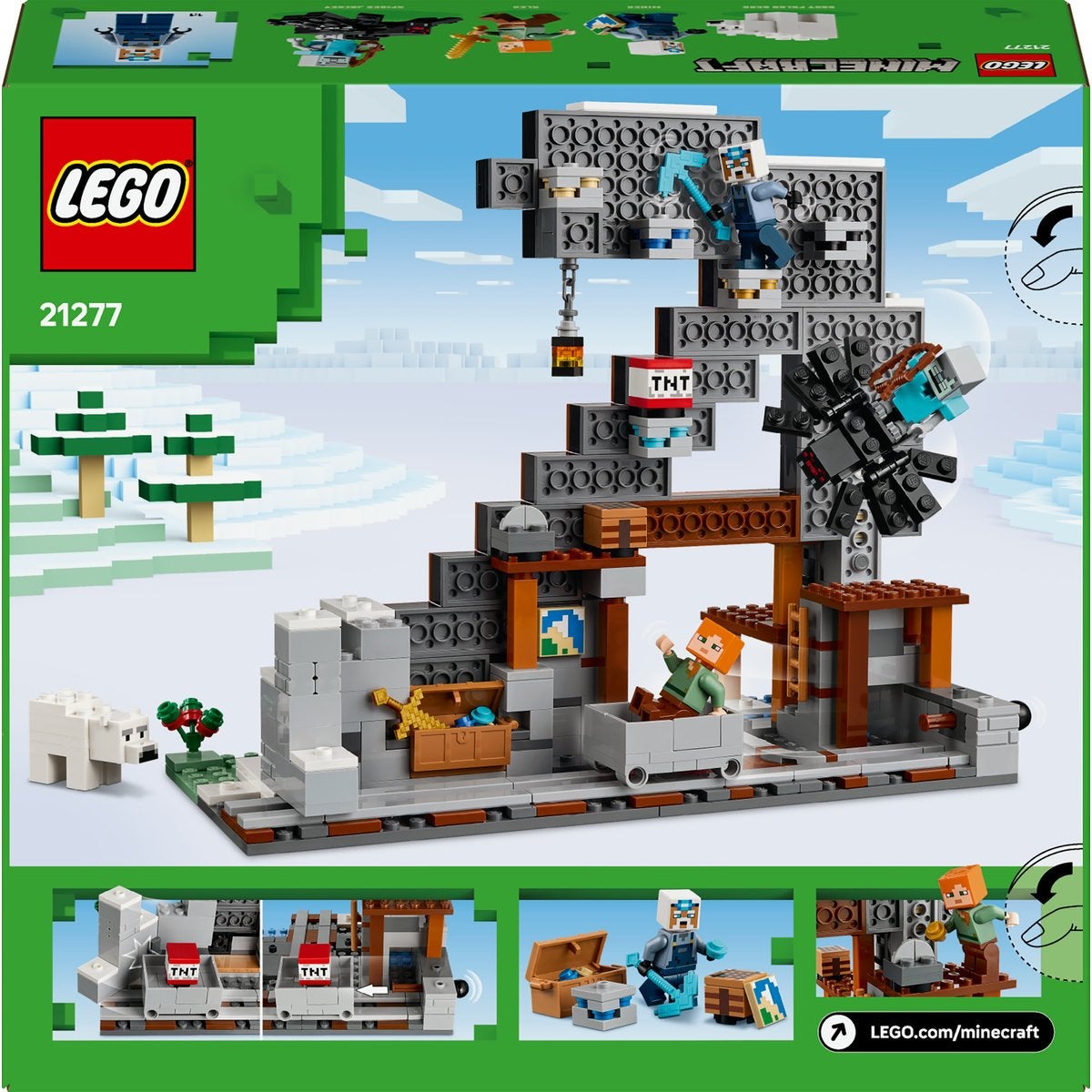 LEGO Minecraft 21277 Spesialhackegruven | LEGO - Lekia.no