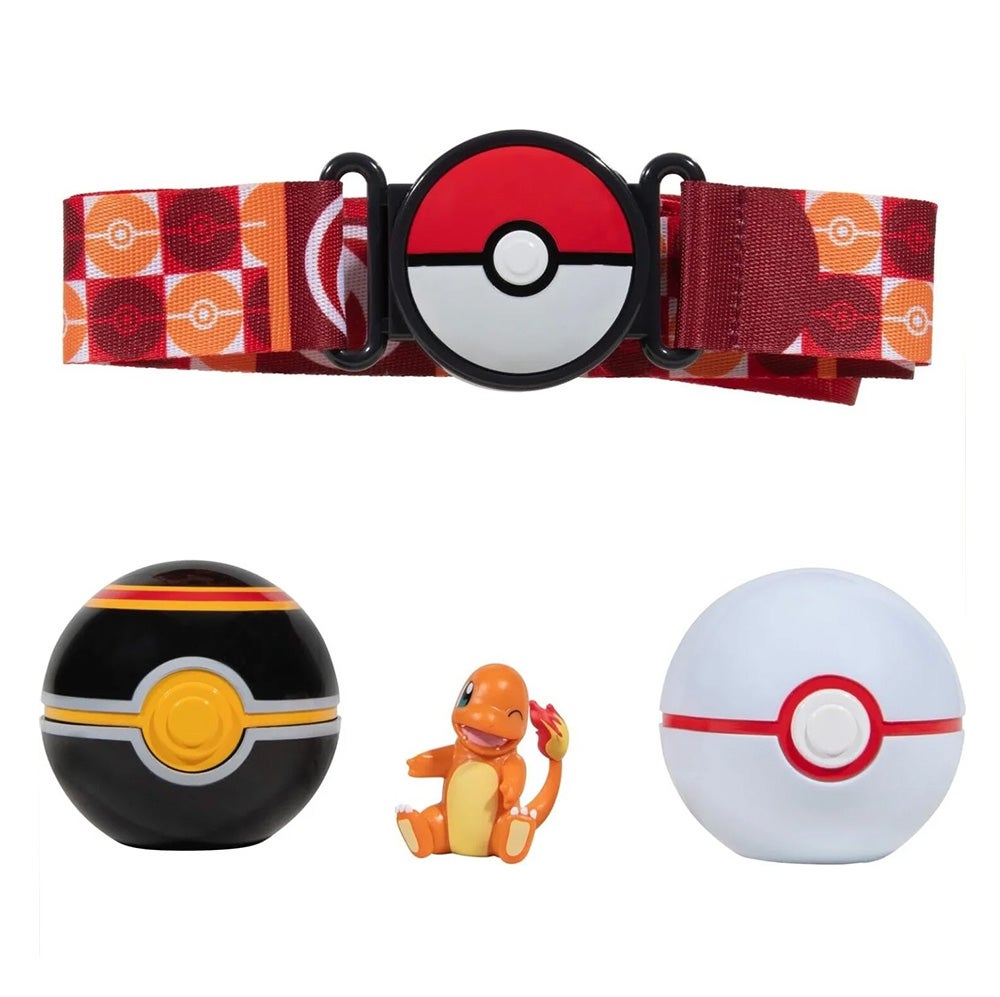 Pokemon Clip 'N' Go Poke Ball Beltesett Charmander | Pokemon - Lekia.no