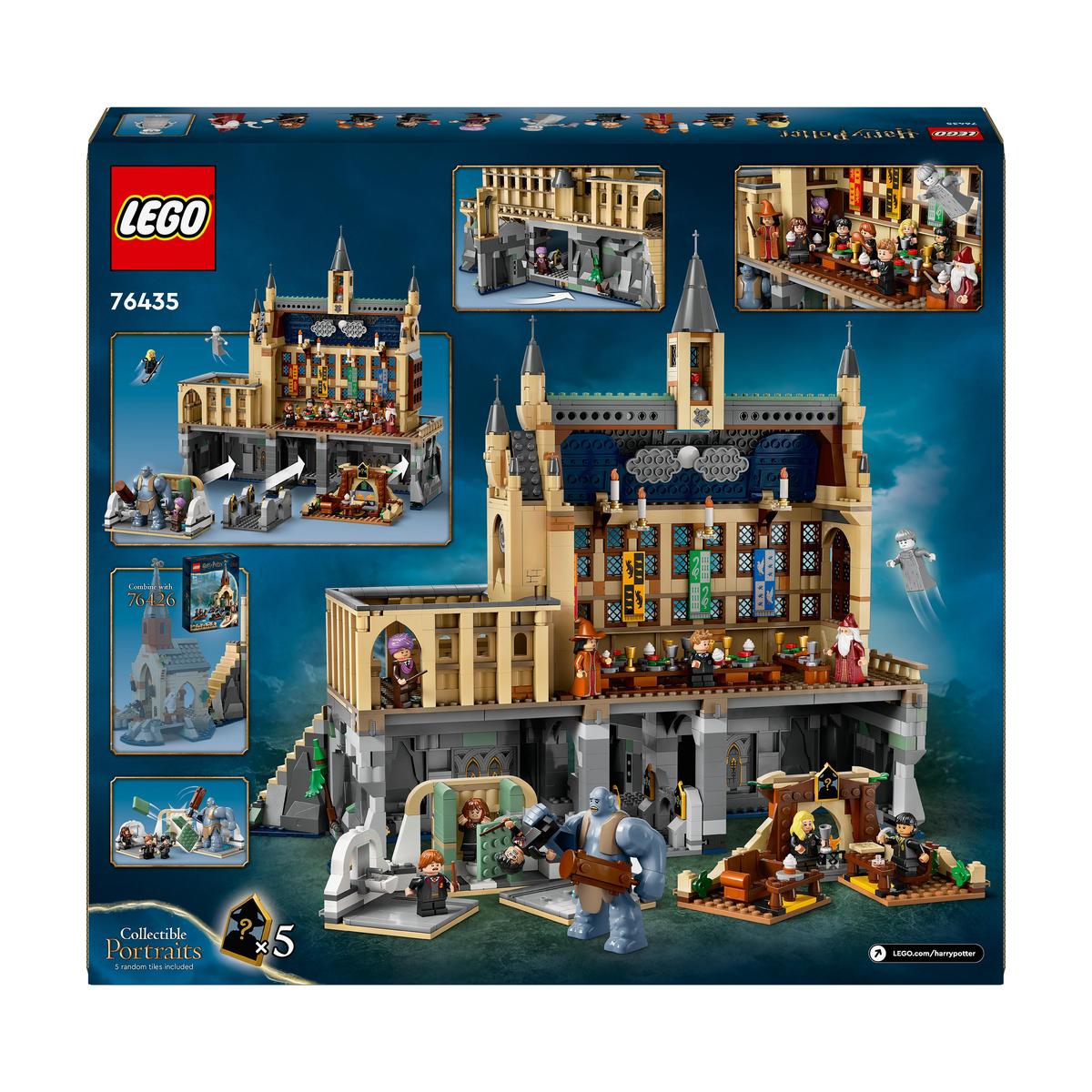 LEGO Harry Potter 76435 Hogwarts slott: storsalen - Lekia.no