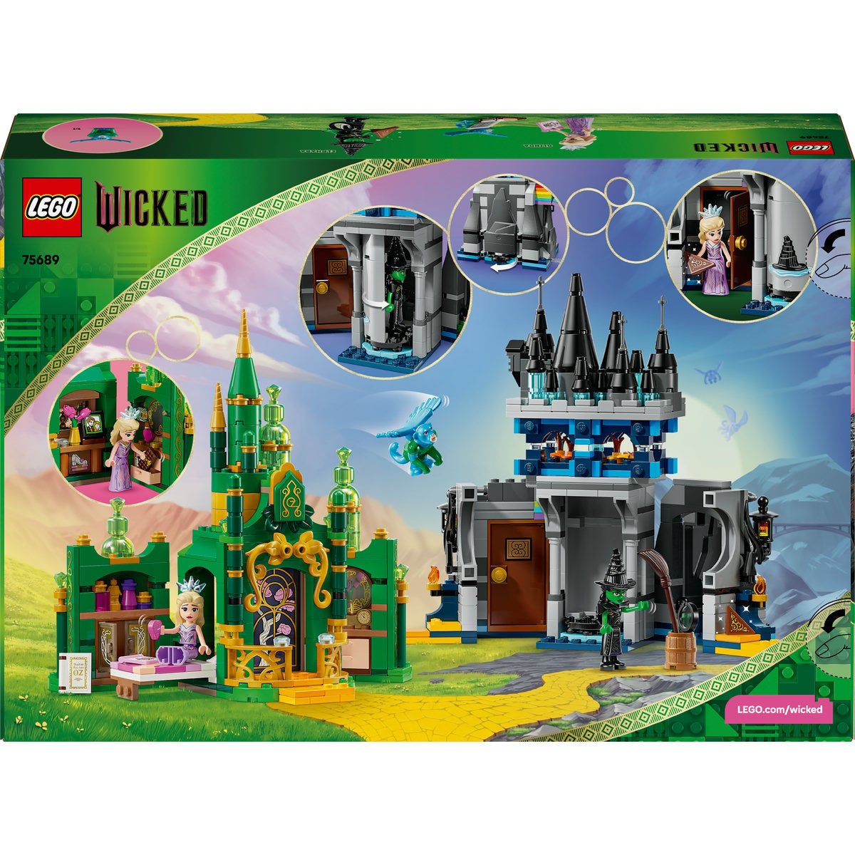 LEGO Wicked 75689 Emerald City & Kiamo Ko Castle | LEGO - Lekia.no