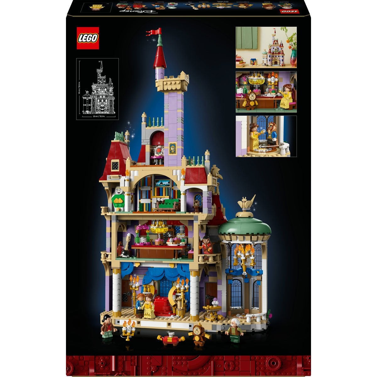 LEGO Disney Princess 43263 Skjønnheten og udyret – slottet | LEGO ...