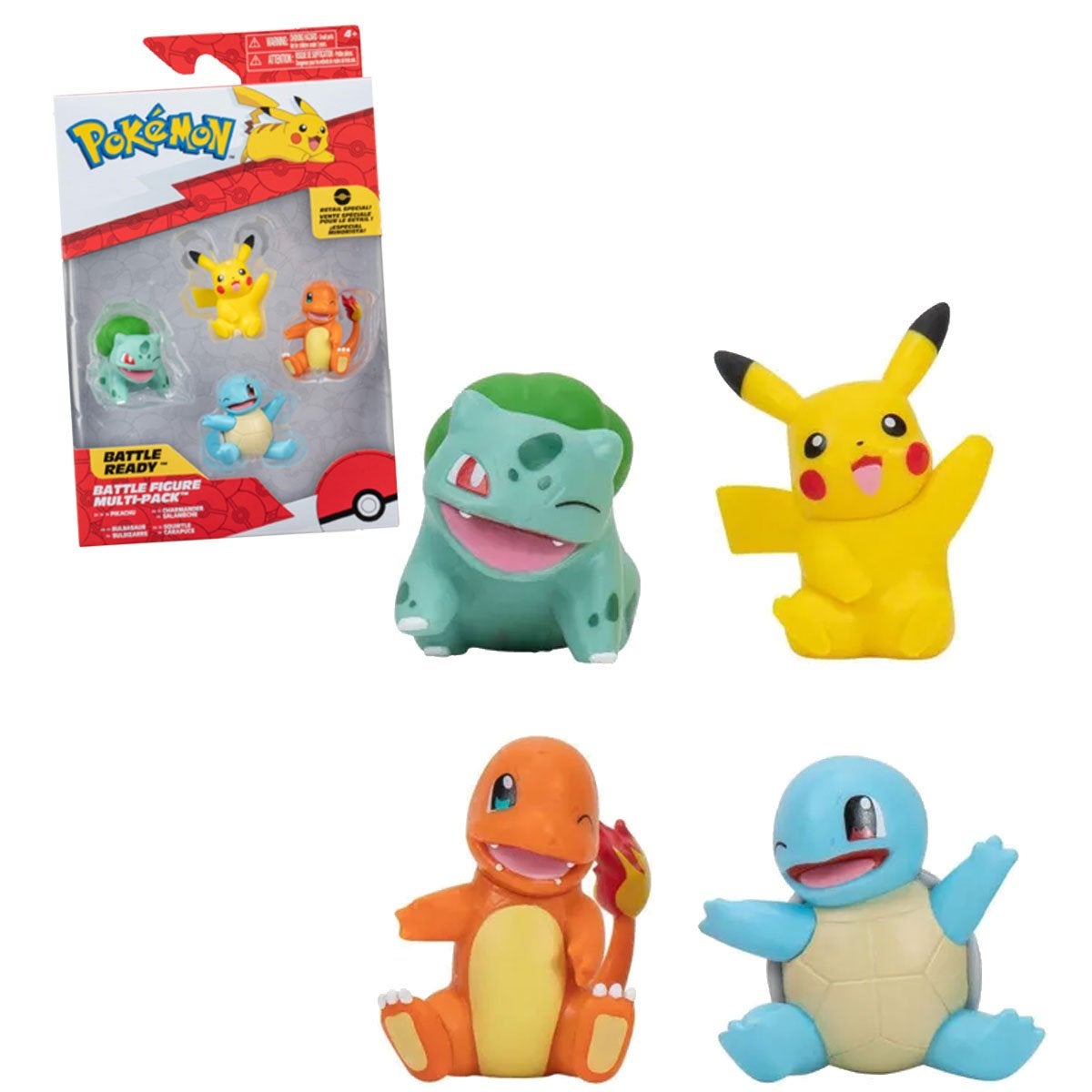 Pokemon, Battle Figure Multi-Pack 4-Pack | Pokemon - Lekia.no