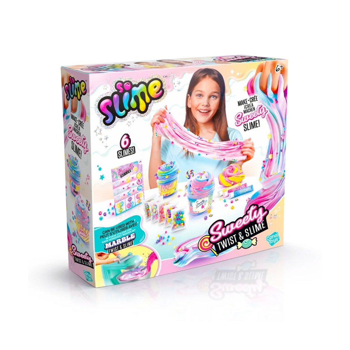 So Slime Marble Twist Og Slime Sett | So Slime - Lekia.no