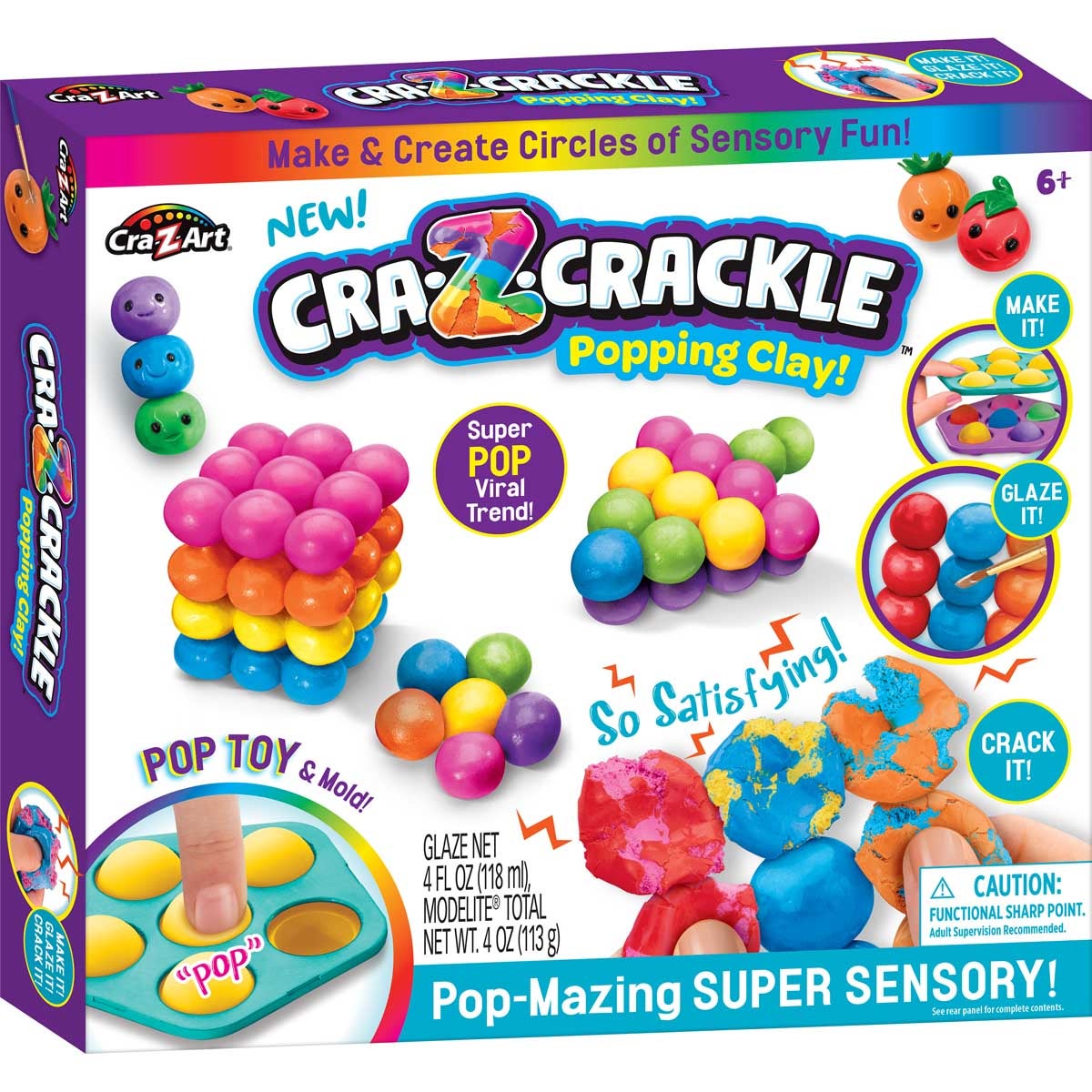 Cra Z Art Crackle Pop-Mazing Super Sensory Set | Cra Z Art - Lekia.no