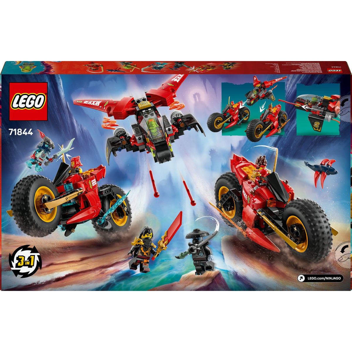 LEGO Ninjago 71844 Ninjornas kamplastbil | LEGO - Lekia.no